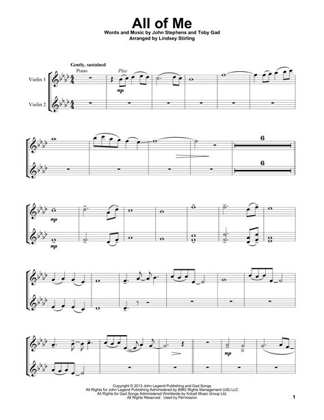 Play Official Version Of All Of Me Sheet Music By John Legend For
