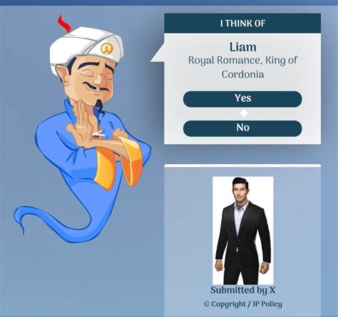 I Saw A Post About Akinator On Here And Figured Id Give It A Shot He Guessed It In Like 25