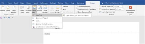 How To Create A Custom Header In Microsoft Word
