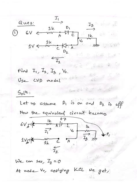 Diode Maths Solved In Class Part 1 Pdf