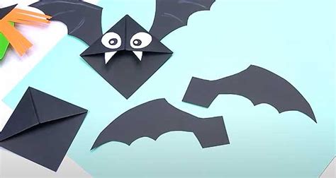 How To Make Bat Bookmarks Art And Craft