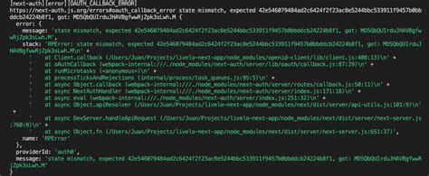 Auth0 State Mismatch · Issue 3022 · Nextauthjsnext Auth · Github