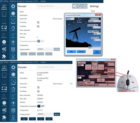 Focusdreamproii New Usb Ascom Indi Stepper Motor Focus Controller