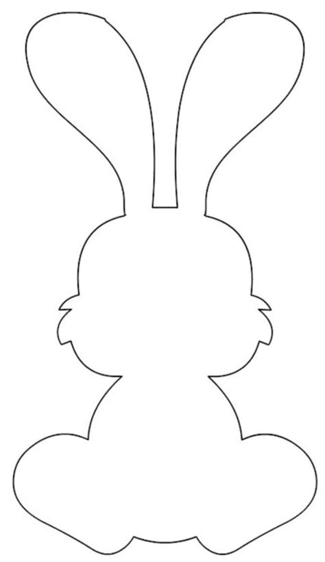 Силуэт Зайца Для Вырезания Шаблон Картинки Лучшая Фото Подборка