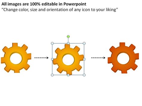 Circular Gears Process Stages Powerpoint Slides Presentation Graphics Presentation