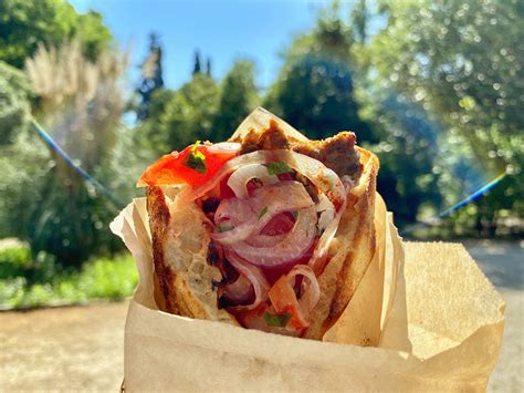 피타 기로스 그리스 길거리 음식 Best Kreta