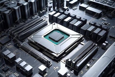 Premium Ai Image Cpu Socket On The Motherboard Toned Image