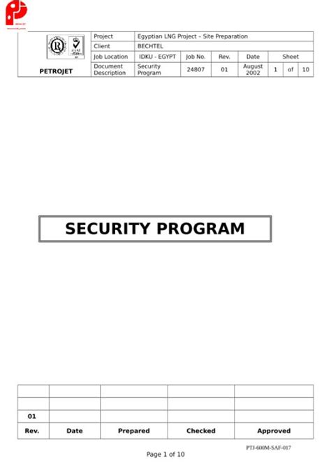 Security Programdoc
