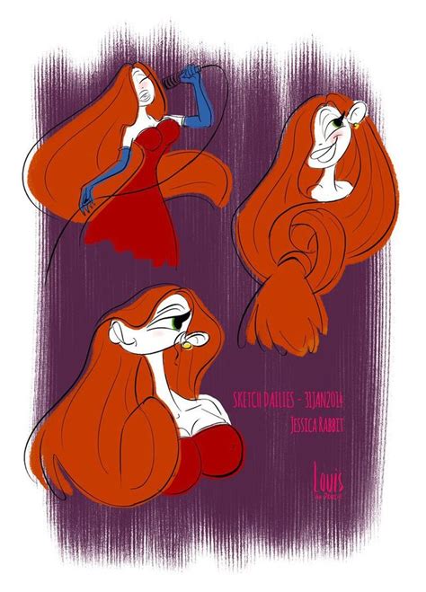 Jessica Rabbit Sketch Dailies 1 By Lewisflakes On Deviantart
