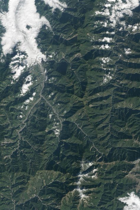Landslide Scars In Taiwan