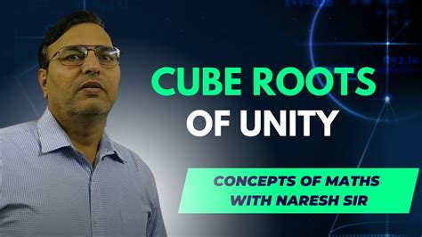 Cube Roots Of Unity For Jee Mains And Advance Youtube