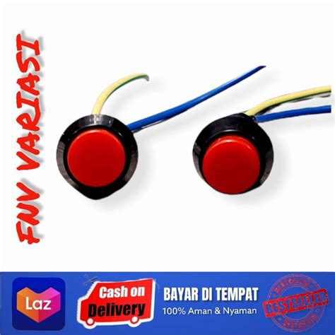 Saklar Switch Tombol Push Button On Off Bulat Lazada Indonesia