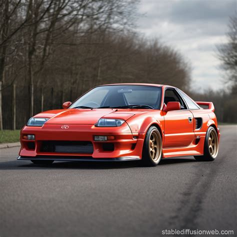 Toyota Mr2 Turbo Sports Car Stable Diffusion Online