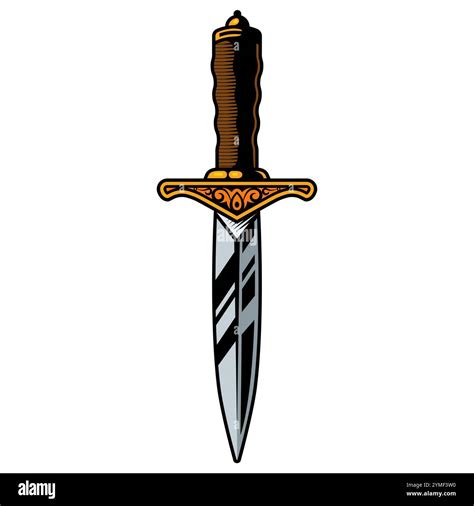 Dagger Drawing Outline