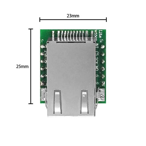 Module Réseau Ethernet W5500 Tcpip 51stm32 Programme