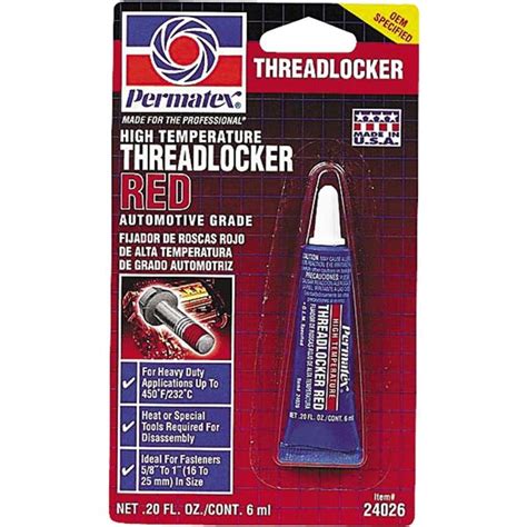 Permatex Red Threadlocker