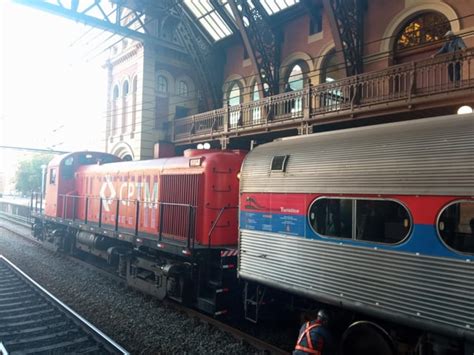 Cptm Touristic Express Train In Luz Station São Paulo Brazil Rtrains