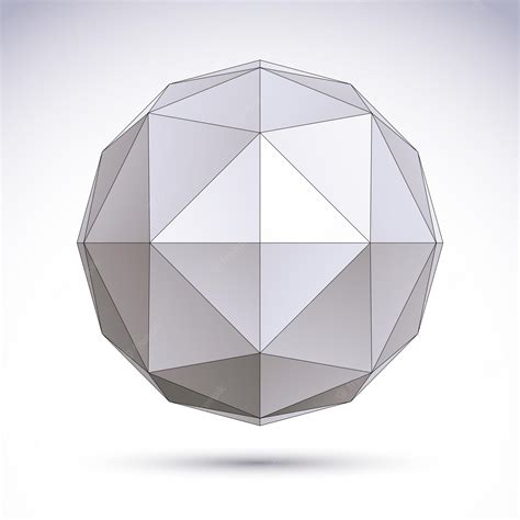 Premium Vector 3d Origami Abstract Object Vector Abstract Design Element Clear Eps 8