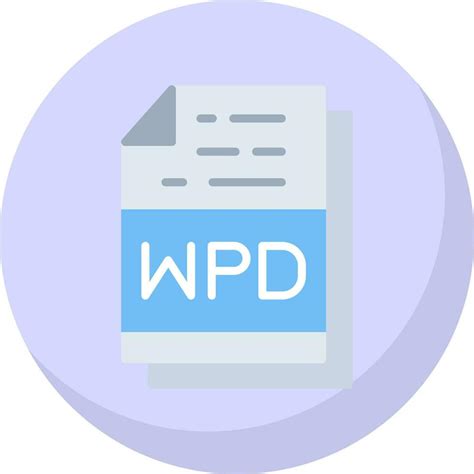 WPD File Format Vector Icon Design Vector Art At Vecteezy