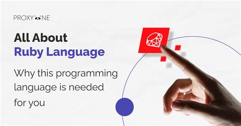 Why Do You Need The Ruby Programming Language By Proxyone Llc Medium