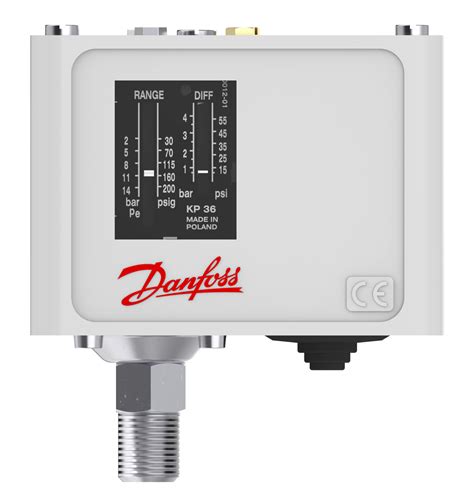 060113366 Danfoss Presostato De Presión Out 1 Relé Spdt 250vac 16a Kp35
