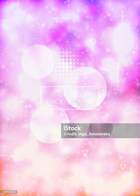 액체 모양은 동적 유체로 덮습니다 보라색 발광 배경네온 바우하우스 그라데이션 0명에 대한 스톡 벡터 아트 및 기타 이미지 0명 모던 양식 모양 Istock