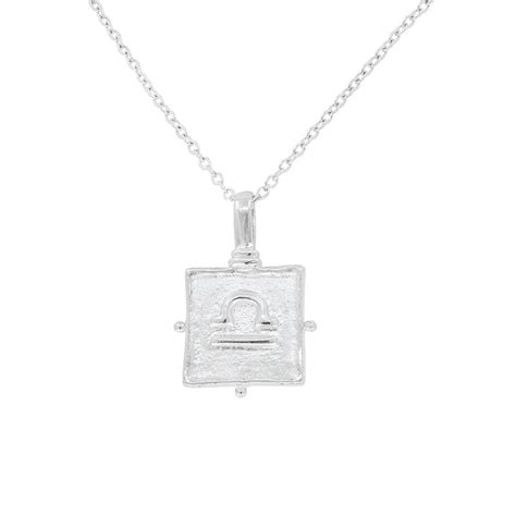 Libra Zodiac Necklace Silvershop