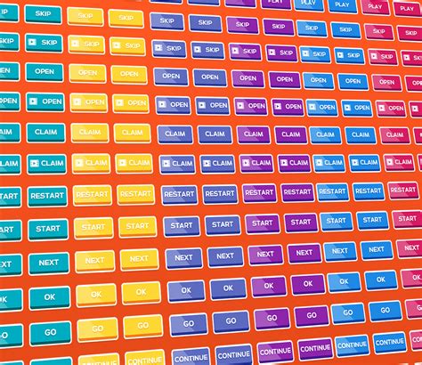 artstation hyper casual ui game assets