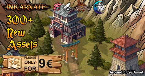 Rpg Map Making Assets Traditional Japanese Structures By Benjamin Weisz Gamefound