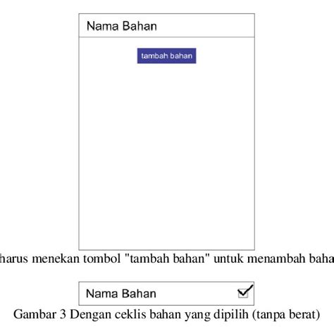 Gambar 1 Menampilkan Semua Daftar Bahan Yang Ada Dan Pengguna Langsung Download Scientific