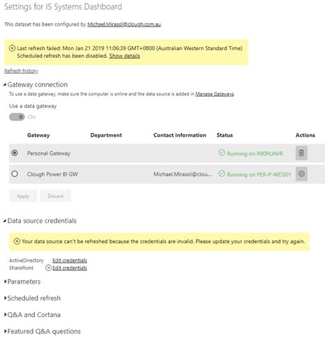 Unable To Enter Oauth Credentials In Data Gateway Microsoft Fabric Community