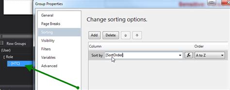 Reporting Services Sorting Row In Ssrs Stack Overflow
