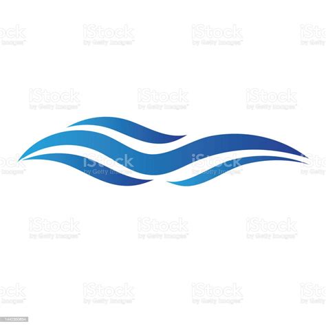 워터 웨이브 로고 디자인 템플릿 물에 대한 스톡 벡터 아트 및 기타 이미지 물 벡터 개념 Istock