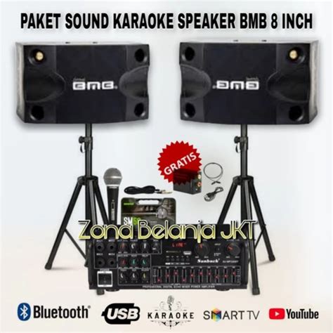Jual PAKET SOUND SYSTEM INDOOR OUTDOOR PAKET KARAOKE SPEAKER INCH Jakarta Barat New