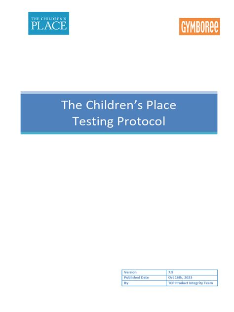 Tcp Testing Protocol V79 20231016 Pdf Textiles Yarn