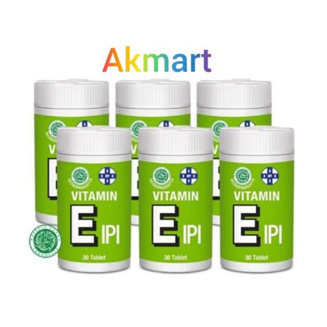 Jual Vitamin E Ipi Isi 30 Tablet Vit Ipi Termurah Shopee Indonesia