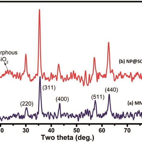 Pxrd Patterns Of A Fe3o4 Mnps B Npso3h Download Scientific