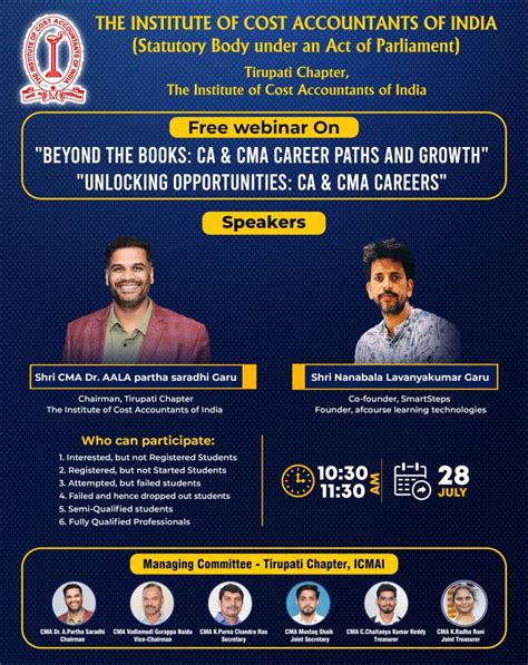 Partha Saradhi On Linkedin Freewebinar Webinar Icmai Icai Professionalcourses
