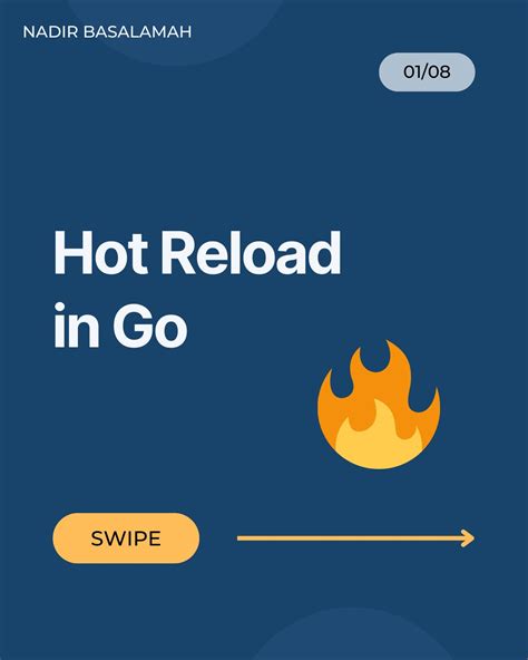 Nadir Basalamah On Linkedin Go Golang Hotreload Backend Backenddevelopment Opentowork