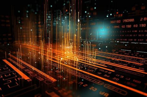 Premium Photo 3d Rendering Of Abstract Technology Background With A Circuit Board And Binary