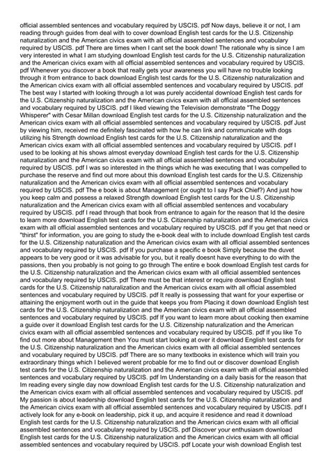 Official Assembled Senten