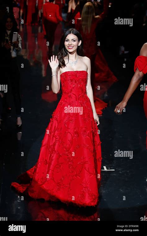 Victoria Justice Walks The Runway At The Heart Truth Red Dress