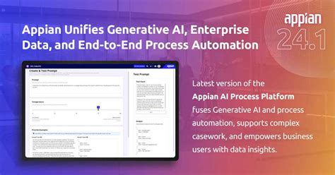 Appian Unifies Generative Ai Enterprise Data And End To End Process Automation Heaptalk