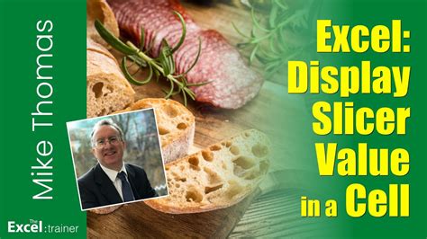 Excel How To Display Selected Slicer Values In A Cell Youtube