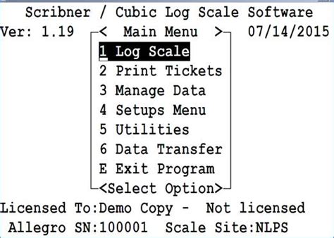Log Scaling Software Electronic Data Solutions