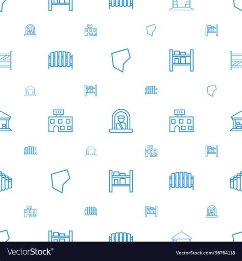 Country Icons Pattern Seamless White Background Vector Image