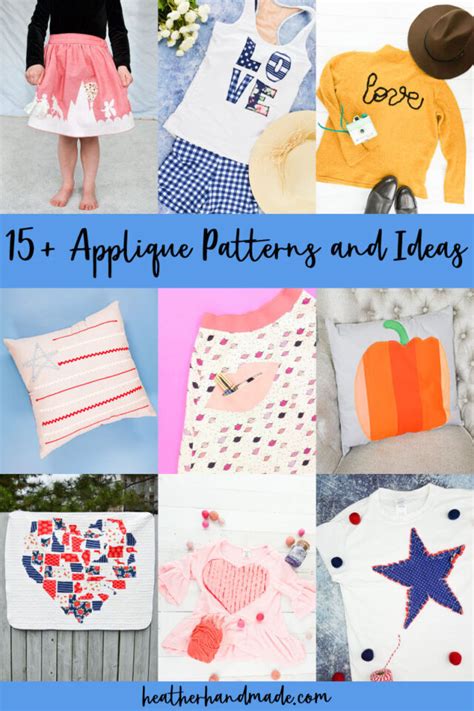 16 Applique Patterns And Ideas • Heather Handmade