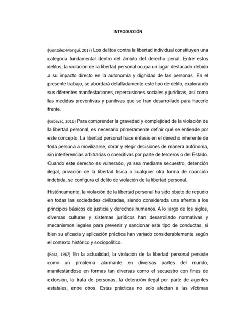 IntroducciÓn Janira Cumpleefre Pdf Trata De Personas Violación