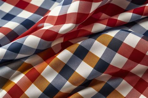 Premium Ai Image Gingham Charm Cloth Texture