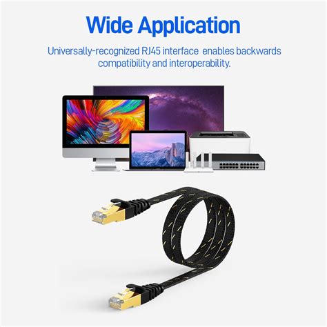 Ampcom Cat7 Ethernet Cable 10g 600mhz Shielded Grandado